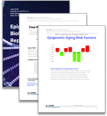 Research-Grade Epigenetic Biological Age Tests for Clinics and ...